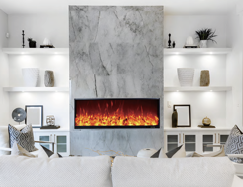 ROCA, semineu electric modern si incorporabil, cu 4 laturi
